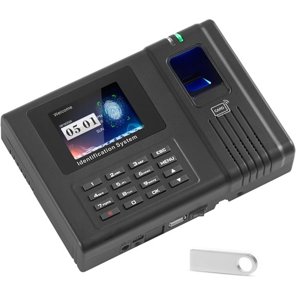 Fingerprint Attendance Biometric Machine System Employee Keypad ...