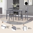 GARITIN 59-Inch Extendable Dining Table for 4-8, Modern Wooden ...