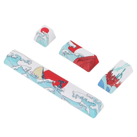 FAGINEY 4Pcs Custom Keycaps Comfortable Feel Abrasion Resistance ...