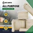 SGT KNOTS Cotton Sash Cord - All Purpose Rope for Window Sashing, Tying ...
