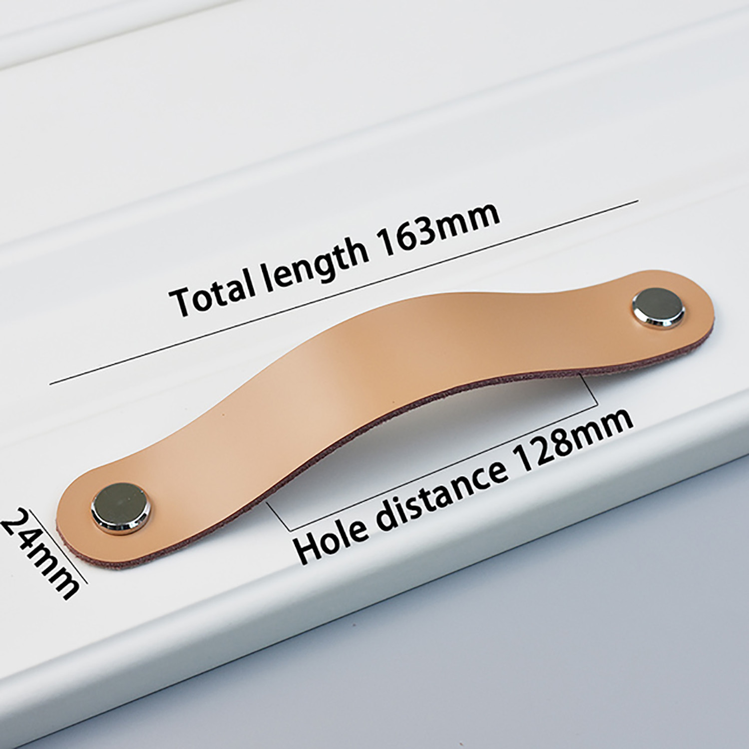 Retro Style Khaki Kitchen Furniture Handle American Leather Drawer ...