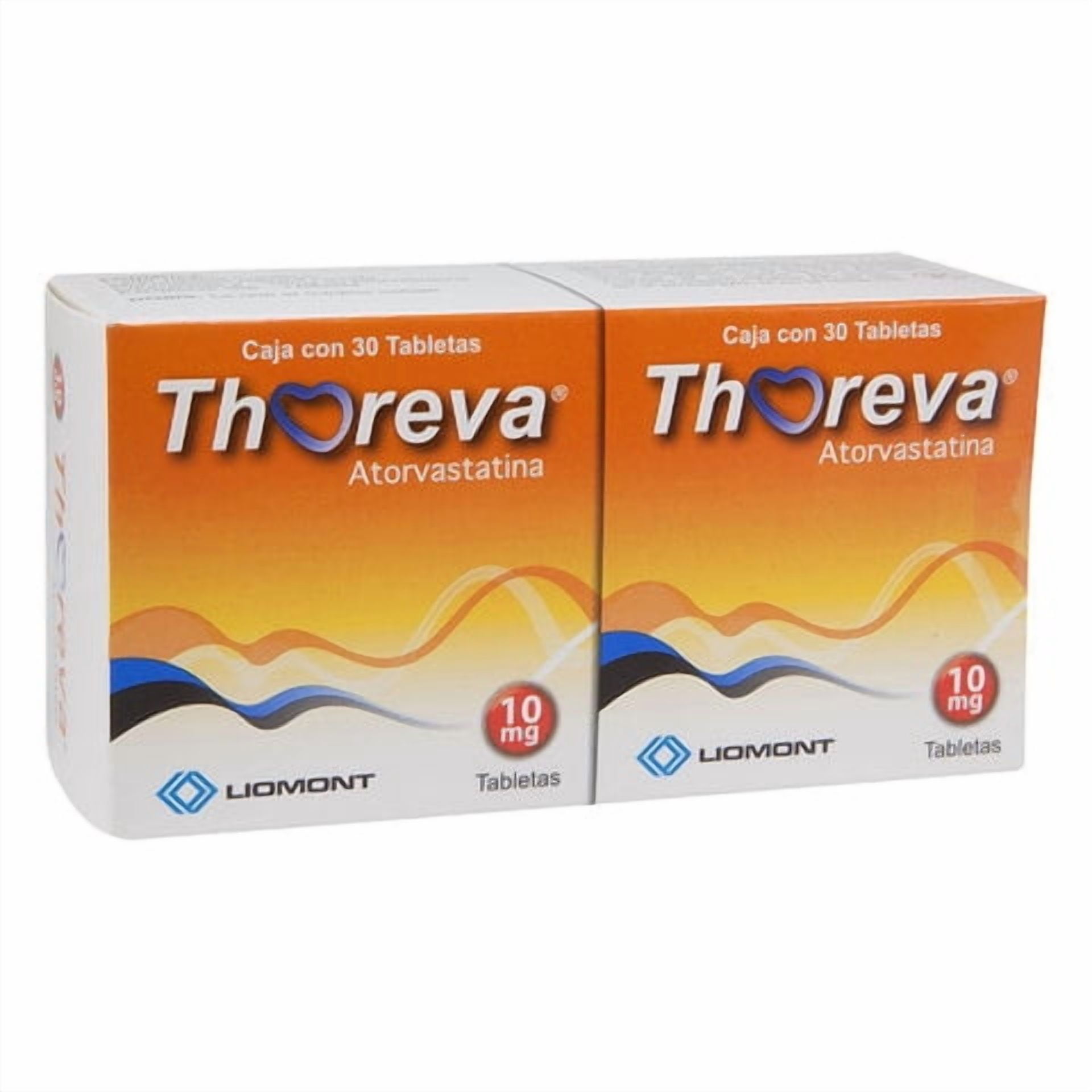Thoreva 10 mg 30 tabletas duo pack | Walmart en línea