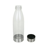 Mainstays 22oz (22 fluid ounces) Plastic Water Bottle with Stainless ...