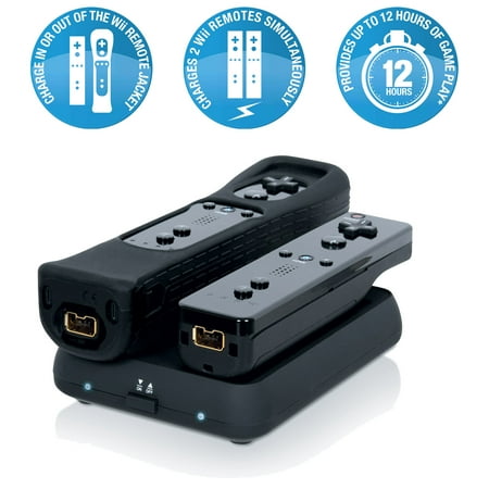 dreamGEAR Nintendo Wii Wireless 2-Controller Induction Charger (Wii ...