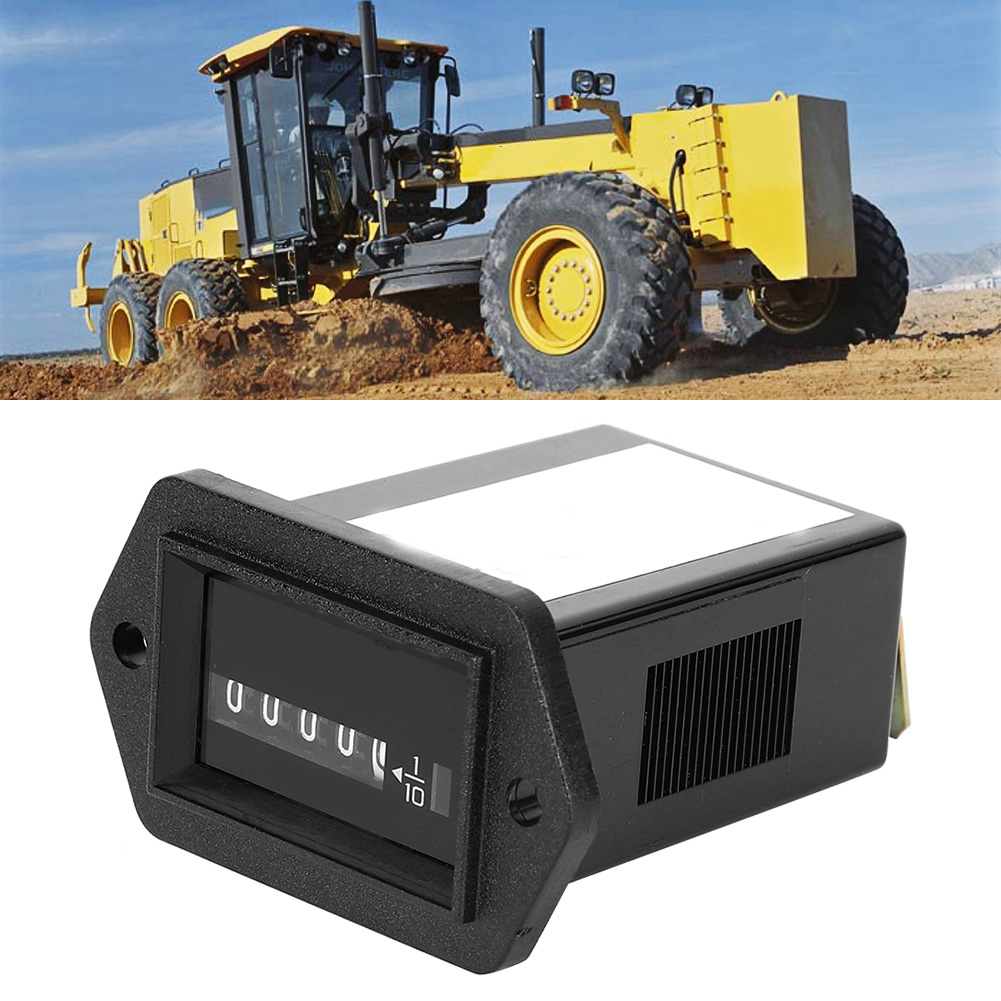 Generator Generator Hour Meter Gauge Counter DC 6-50V IP65 Waterproof ...