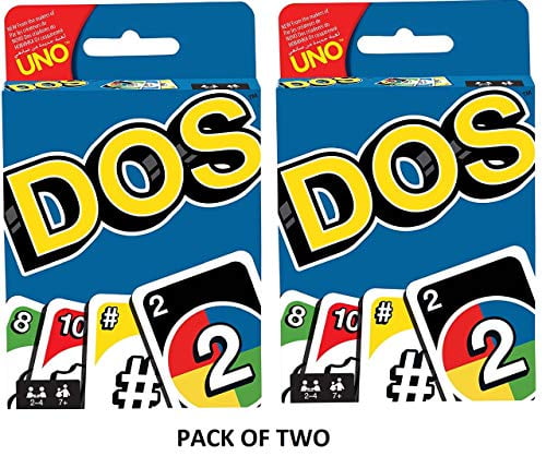 Mattel Dos Card Game Pack of Two - Walmart.com
