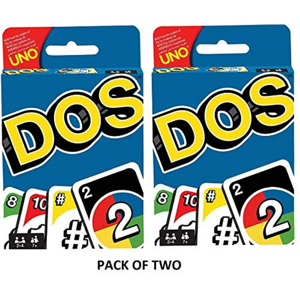 Mattel Dos Card Game Pack of Two - Walmart.com