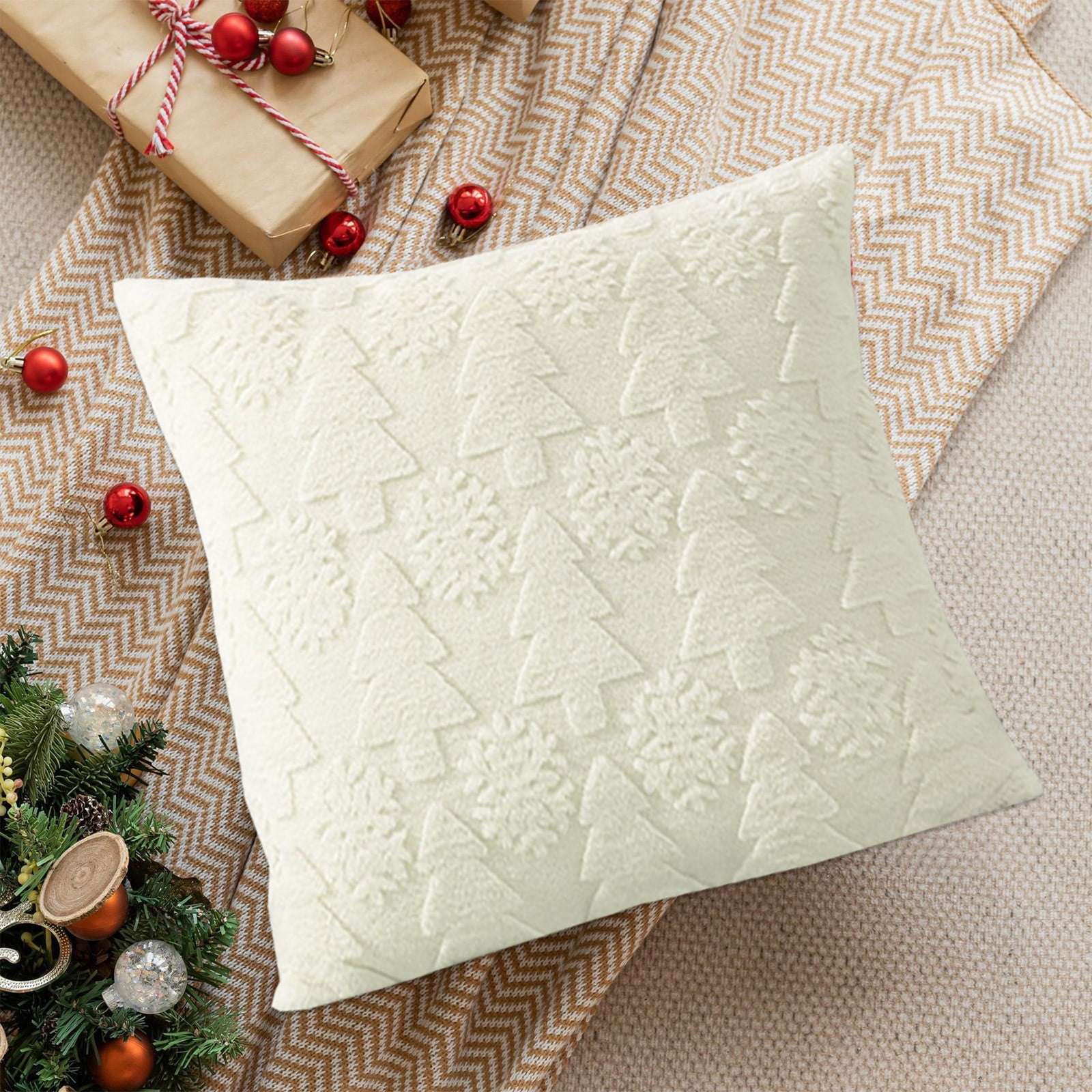 Click here for Naittoop Plush Christmas Pillowcases Multi Size Fo... prices