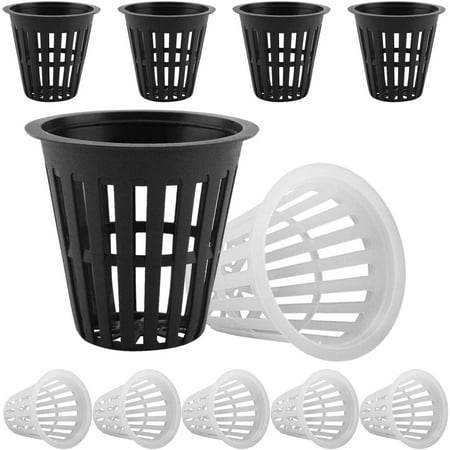 SINMI Plastic Hydroponic Baskets Reusable Hydroponic Planting Pot ...