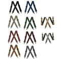 2inch Width Suspenders for Men with Metal Clip Fashion Highly Elastic ...
