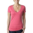 Women's Deep V-Neck Short Sleeve T-Shirt - Walmart.com