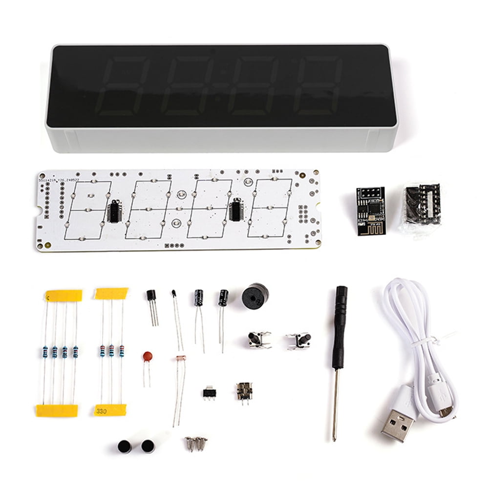 WiFi Clock Kit,Clock Kit Set Time Clock Diy Time With Iot Wifi Esp8266 Clock Diy Set With ...