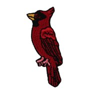 ID 0603 Flying Cardinal Patch Nature Bird Spring Embroidered Iron On Applique - Walmart.com