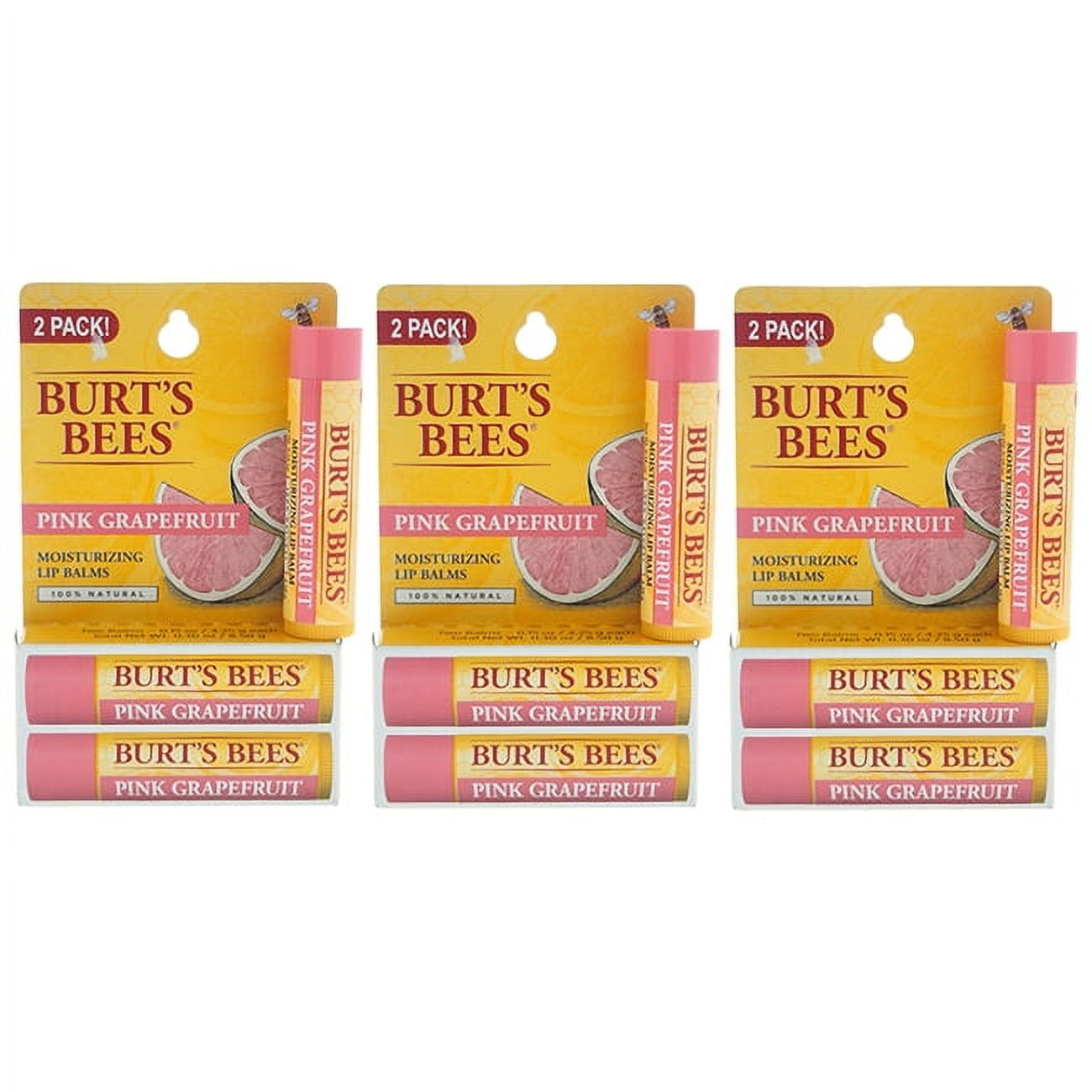 Click here for Burts Bees Pink Grapefruit Moisturizing Lip Balm T... prices