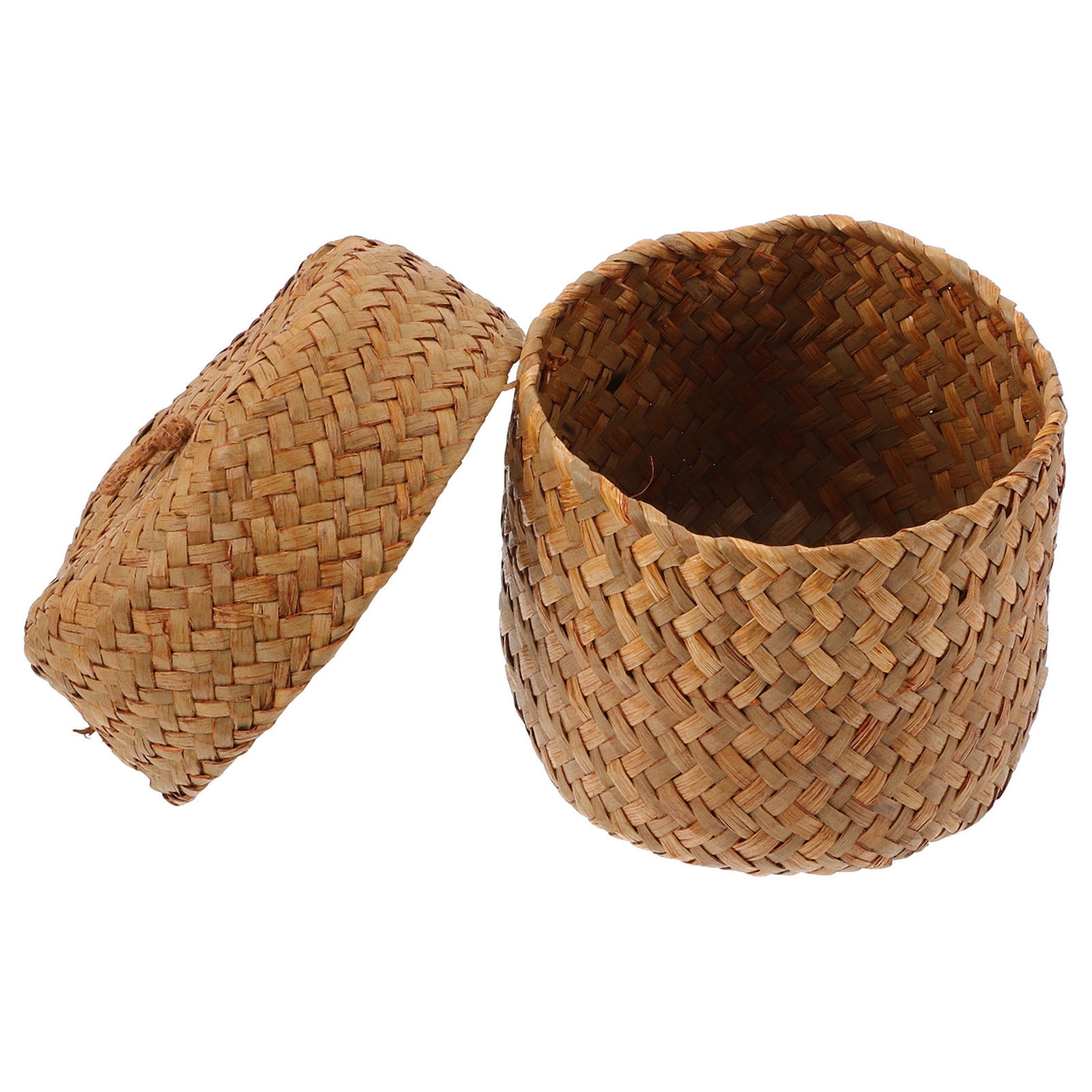 Click here for Healeep Woven Basket Holding Small Woven Basket Wi... prices