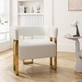 AODAILIHB Round Single Sofa Chair, Modern Velvet Living Room Accent ...
