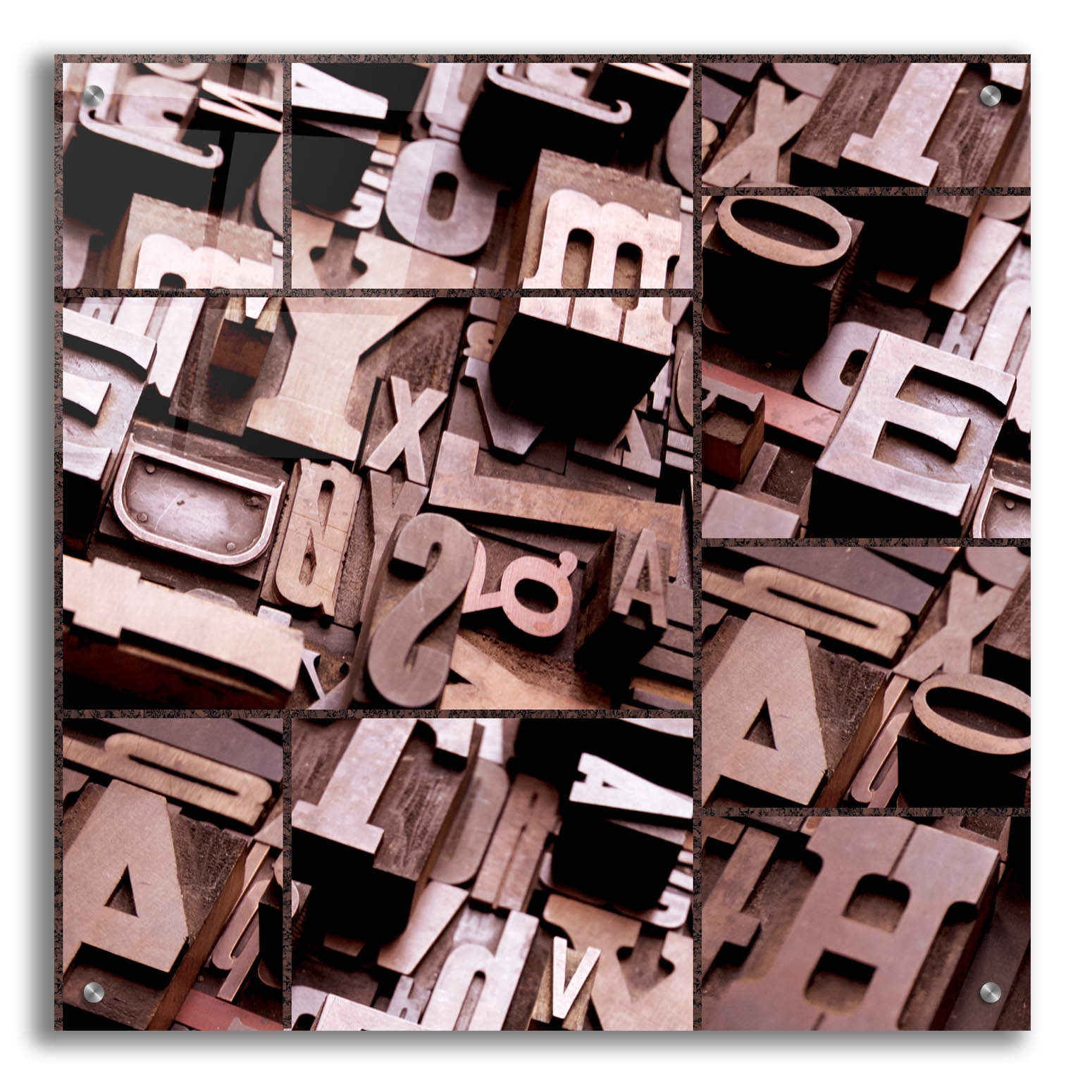 Epic Art 'Typography Photography repeat 5' by Holli Conger, Acrylic ...