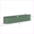 Raised Garden Bed | Galvanized Metal Elevated Planter DIY Kit, Outdoor ...