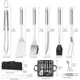 BBQ Accessories Grill Tools Set,Stainless Steel Barbecue for Outdoor ...