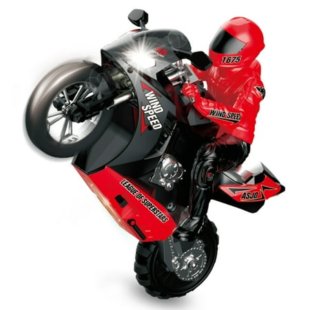 Mini Motorcycle Toy Kids Electric Remote Control RC Motorcycle 2.4Ghz ...