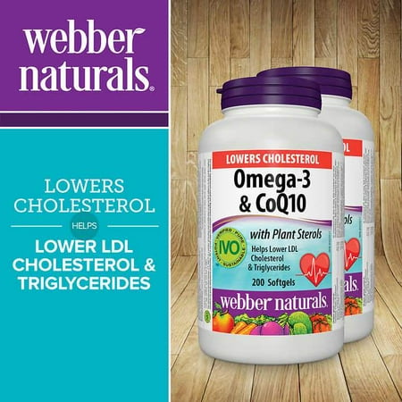 webber naturals Omega-3 & CoQ10 with Plant Sterols - Walmart.ca