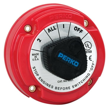Perko 9611DP Compact Medium Duty Main Battery Disconnect Switch ...