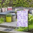 Abstract Purple Floral Garden Flag 28x40 Inch Watercolor Plants Flowers ...