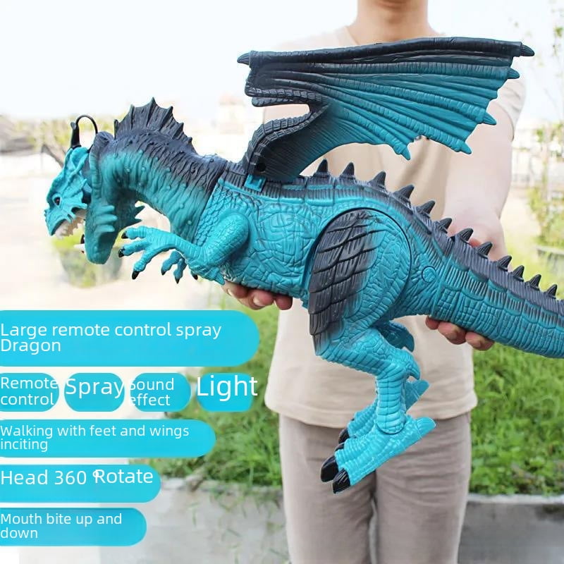Click here for Unbranded Large Blue Remote Control Ice Dragon Toy... prices