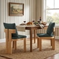 Christopher Knight Home® Boucle Dining Chair Set of 2, Green, Rubber ...