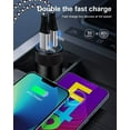 FiveBox 2Pack USB C Car Charger, 60W PD Dual Port Fast Charging, Type C ...