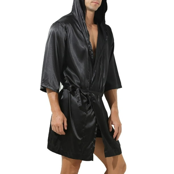 Mens Satin Robe