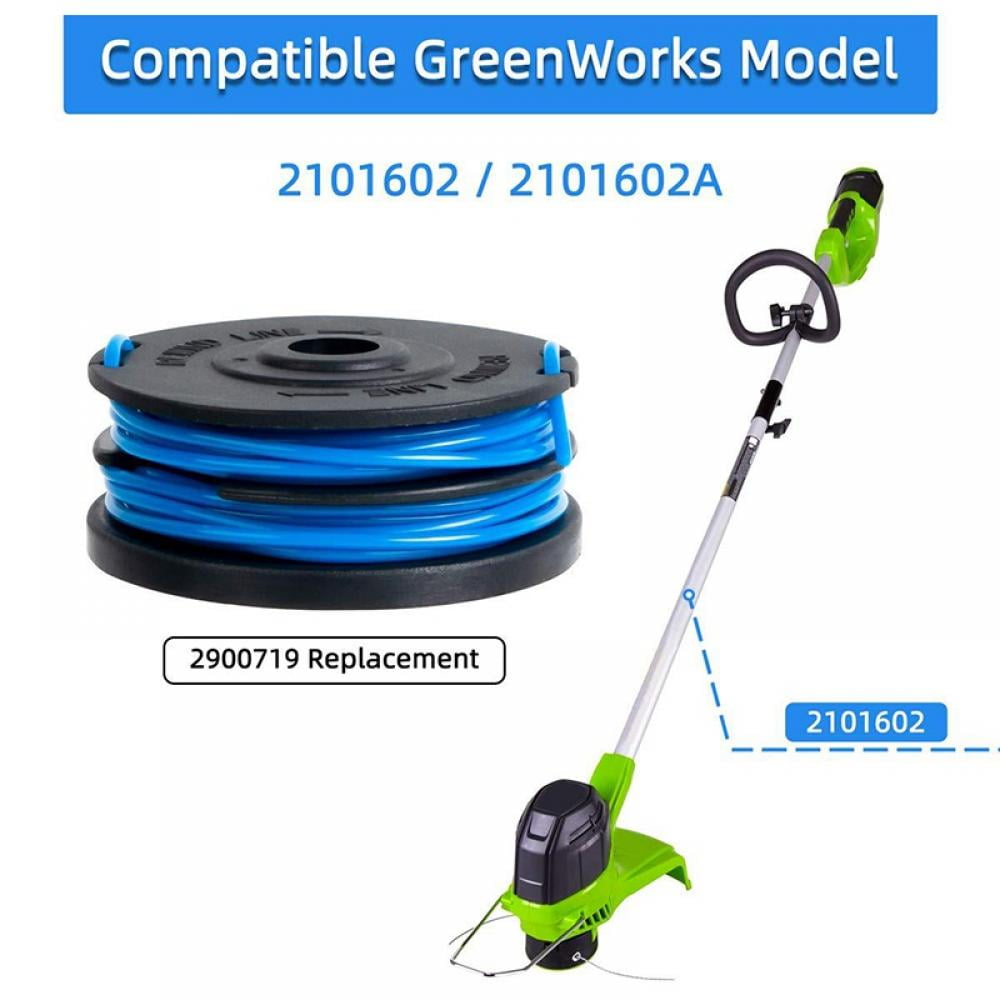 Staryop Greenworks .065-Inch Dual Line String Trimmer Replacement Spool ...