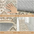 MeyJey 2'x6' Oriental Vintage Runner Rug for Hallways, Non-Slip Machine ...