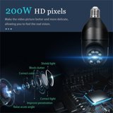 5G Wifi Surveillance Camera, E27 Light Bulb Camera, Wireless Waterproof ...