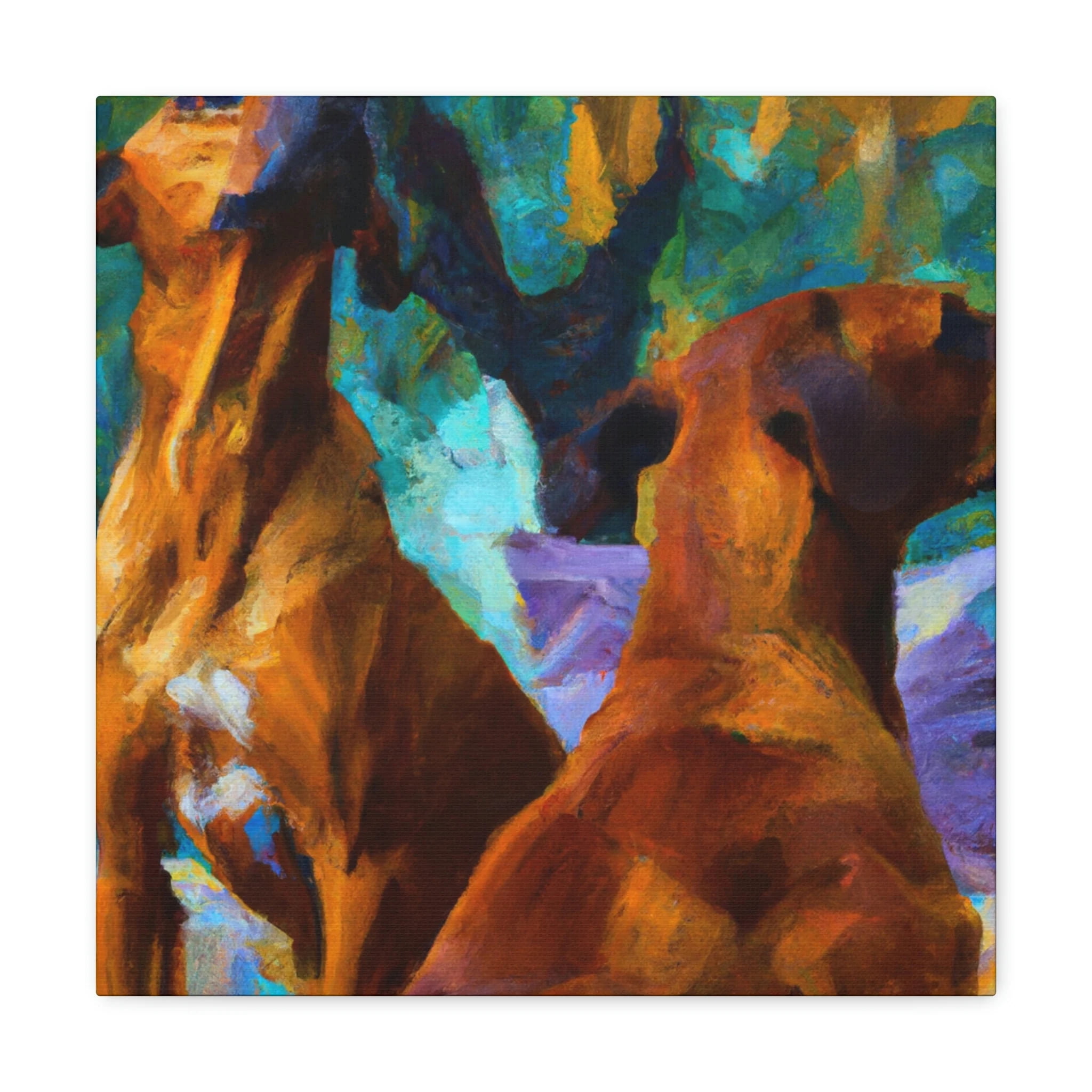 Fur, Form, and Ridge - Canvas - Walmart.com