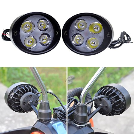 Electric Three-wheeled Led Front Large Bulb Super Bright Spotlight Rear ...