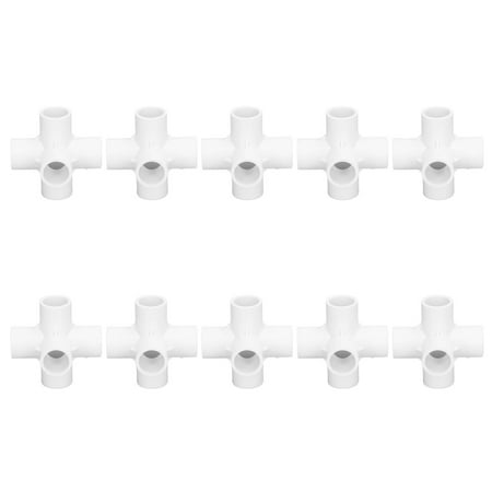PVC Pipe Corner Fittings,10PCS PVC Plastic Pipe Way Pipe Fittings Way ...