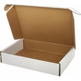 Small White Shipping Boxes for Small Business Pack of 25-11x8x2 inches ...