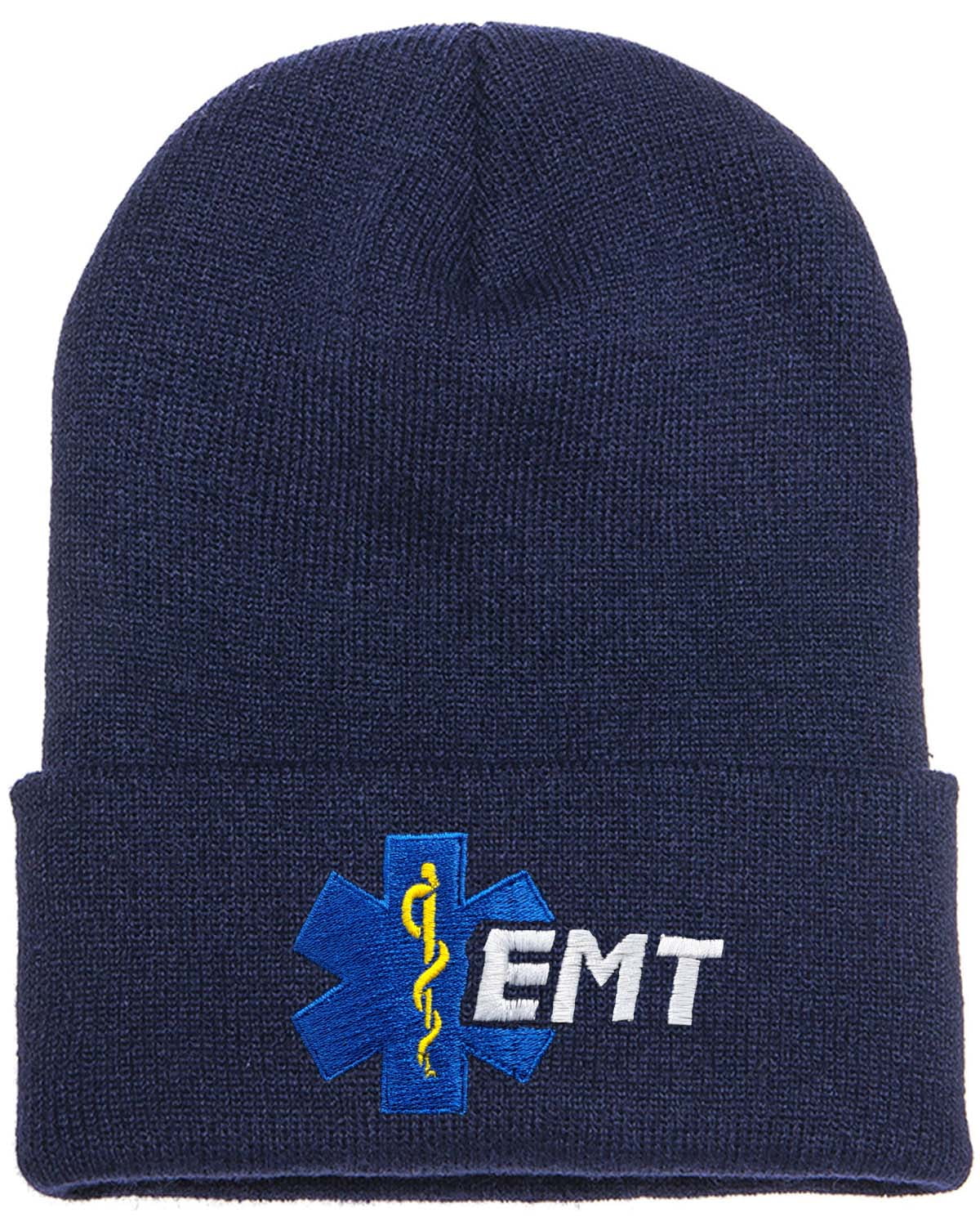 Fair Game Star of Life EMT Beanie Knit Cuffed Hat Emergency Medical ...
