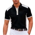 Ceisia Men's Solid Color Color Block Waffle Texture Fashion Casual ...