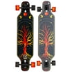 32" Red Ginger Ale Deluxe Complete Longboard - Walmart.com