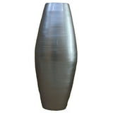 Bamboo Cylinder Floor Vase - Handcrafted Tall Decorative Vase - Ideal ...