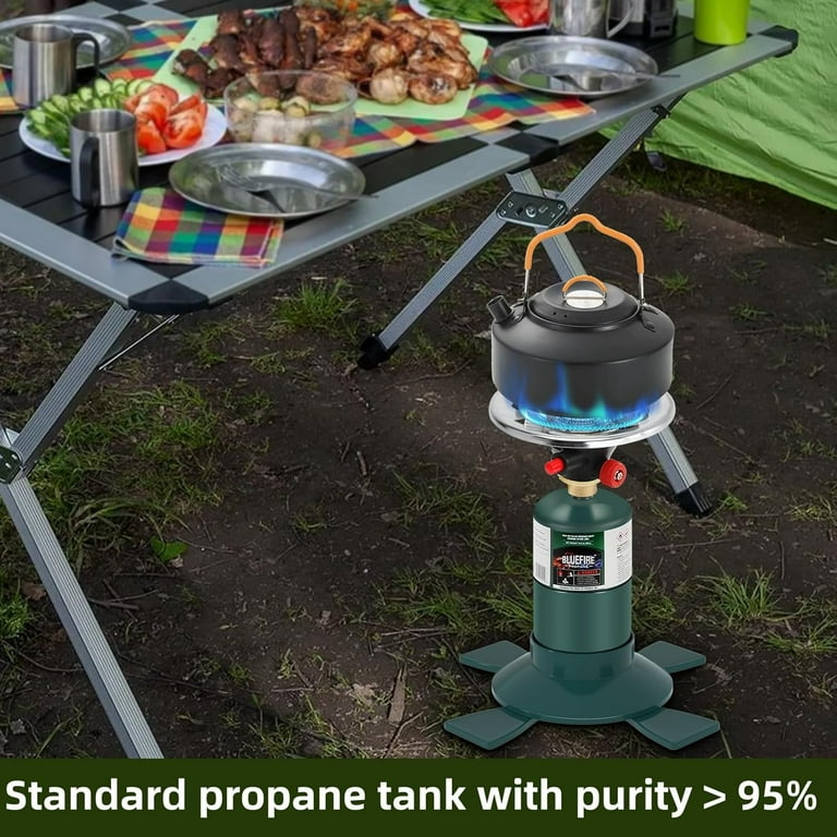 Propane Tank BLUEFIRE(2) 16.4 Oz 1Lb Replacement Fuel Camping Gas ...