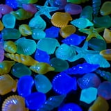 Colorful Glow in the Dark Pebbles Aquarium Decorative Rocks Luminous ...