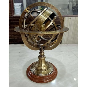DecMode Traditional Armillary Sphere With Pierced Arrow Metal ...