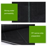 Weed Block Gardening Mat UV Protection Black Plastic Mulch Thicker ...