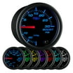 GlowShift Black 7 Color Oil Pressure Gauge - Walmart.com