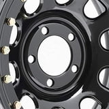 Pro Comp Rock Crawler Xtreme Series 252, 15x10 Gloss Black Steel Wheel ...