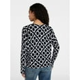 Time and Tru Women's Fine Gauge Cardigan Sweater with Long Sleeves ...