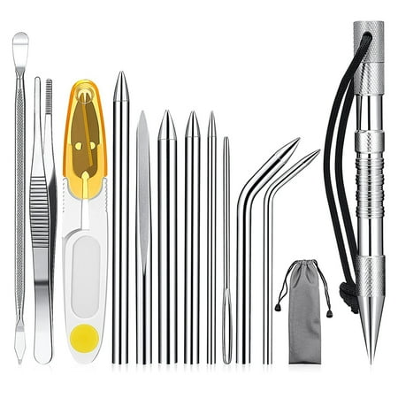 12-Piece Umbrella Rope Knitting Marlin Nail Set Outdoor Umbrella Rope ...